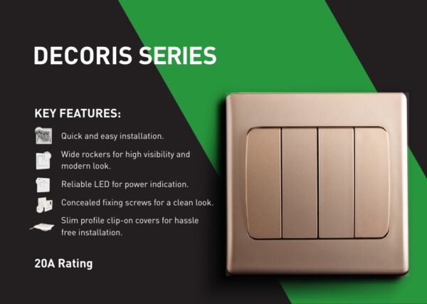 Pakistan Cables Switch & Sockets Wiring Accessories Karachi DHA Clifton