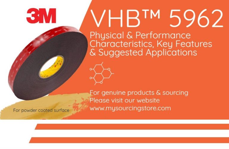 3M VHB 5962 Physical & Performance Characteristics, Key Features ...