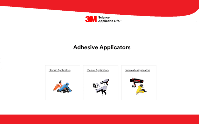 3M Adhesive Applicators: Electric, Manual & Pneumatic